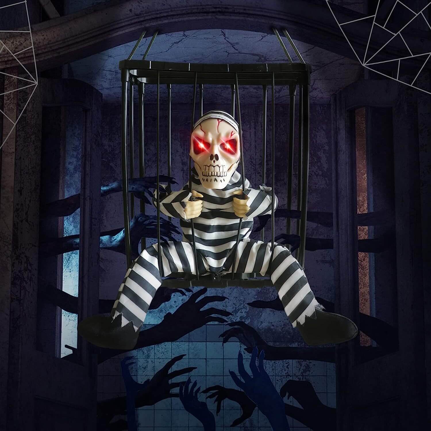 alwaysdwellTM - 🎃Early Halloween Sale - Glowing Motion Skeleton Prison