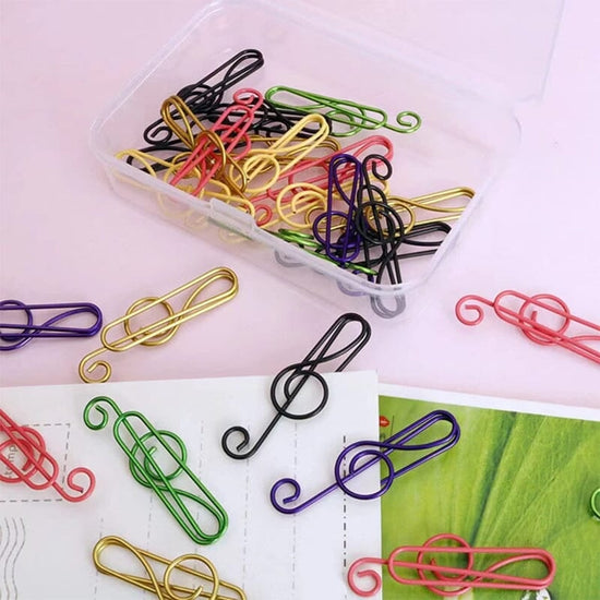 alwaysdwellTM - Music Multicoloured Metal Paper Clips