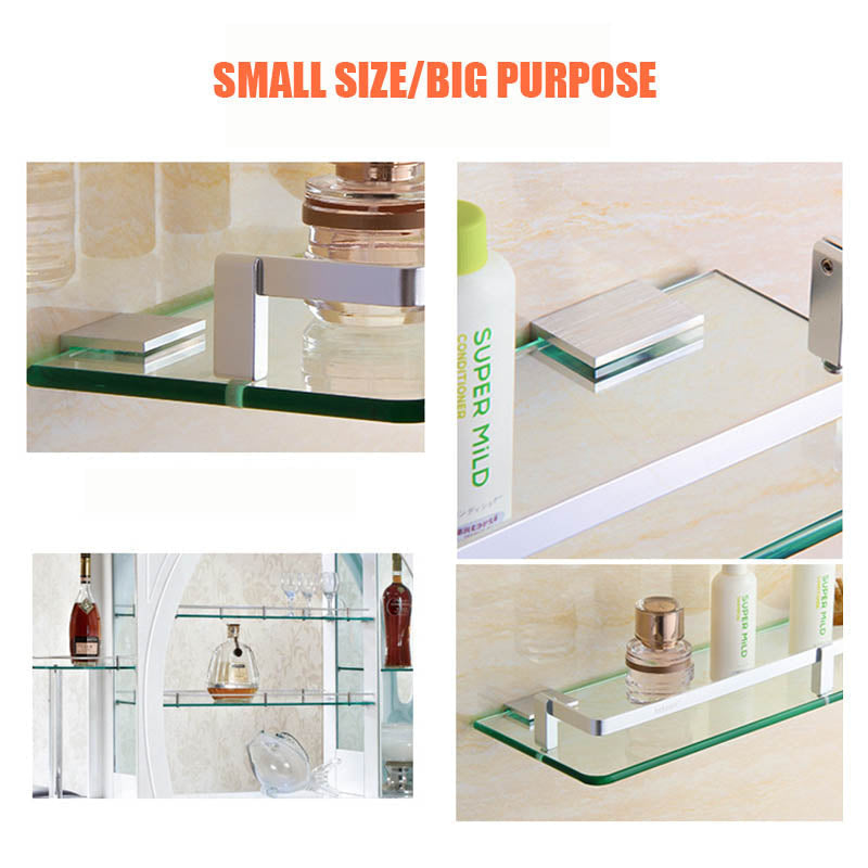 Alwaysdwelltm Space Aluminum Glass Clip