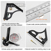 Multifunctional Combination of Movable Angle Ruler Set – alwaysdwell